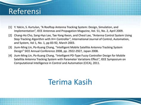 Satellite Tracking Control System Using Fuzzy Pid Controller Ppt