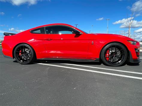 Ford Shelby Mustang Gt500 Red Forgeline Vx1r Wheel Front