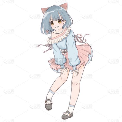 手绘小女孩洛丽塔人物6