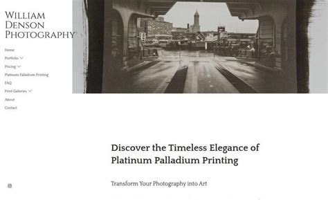 Platinum Palladium Printing William Denson Photography