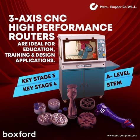3 Axis Cnc High Performance Routers With Boxford Ideal For Education