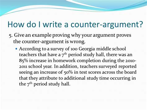 HOW TO WRITE A COUNTER ARGUMENT EXAMPLE Cenneoli1962 Blog