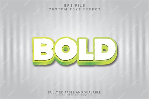 Premium Vector Create A Bold Text Effect In Adobe Photoshop