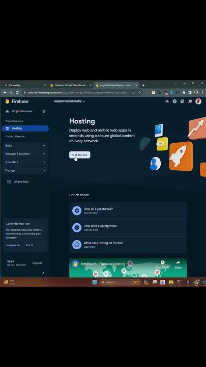 Angular Firebase Deploy Or Hosting Free In One Minute Youtube