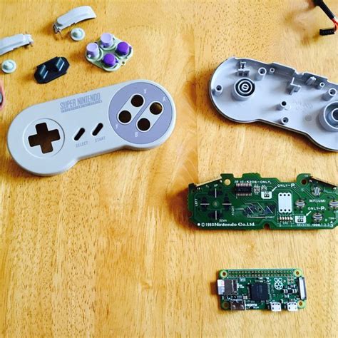 Raspberry Pi Zero Inside An Snes Controller