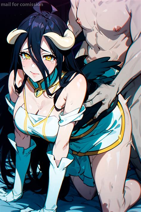 Rule 34 Ai Generated Albedo Overlord Clothed Sex Crying Doggy Style From Behind Position