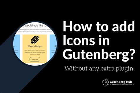 How To Add Icons In Gutenberg Without Any Plugin Gutenberg Hub