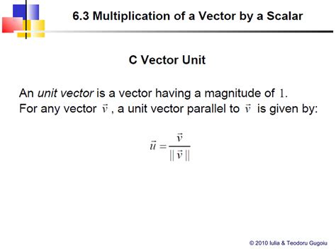 3 Multiplication Of A Vector By A Scalar Ppt Free Download