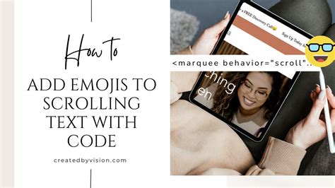 How To Create Scrolling Text With Emojis No Coding Experience Needed