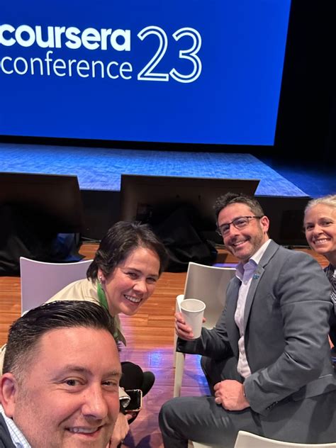 James Devaney On Linkedin Starting The Coursera Conference With The 545am Crew Luz Montero Adam