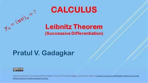 Lecture Leibnitz Theorem Successive Differentiation YouTube