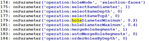 solved is there a hole size variable autodesk community