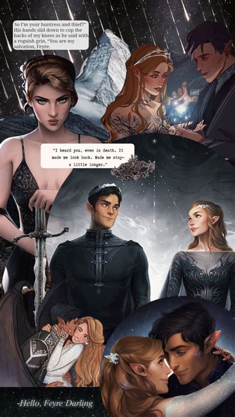 Feyre And Rhysand Feyre Rhysand Acotar Sarahjmaas Tog Fan Book