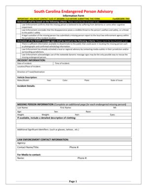Fillable Online Sled Sc Activation Form South Carolina Law Enforcement Division Sled Sc Fax