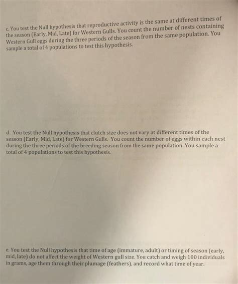 Solved C You Test The Null Hypothesis That Reproductive Chegg Com