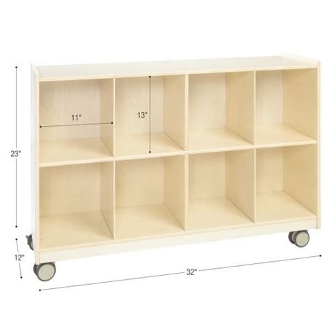 Environments® Mobile 8 Section Cubby Storage Cubbie Storage Storage