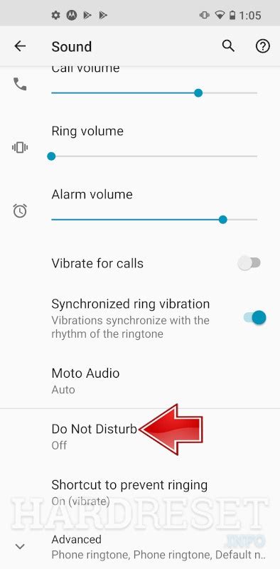 Turn Off And Turn On Do Not Disturb Mode On Motorola Moto G Power Hardreset Info