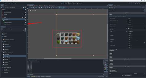 Using Tool To Fill A Gridcontainer With Textures From Gridmap