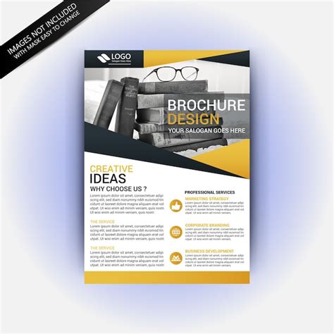 연례 보고서 표지 템플릿 프리미엄 벡터