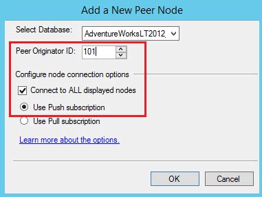 SQL Server Replication Configuration Peer To Peer And Merge Replication