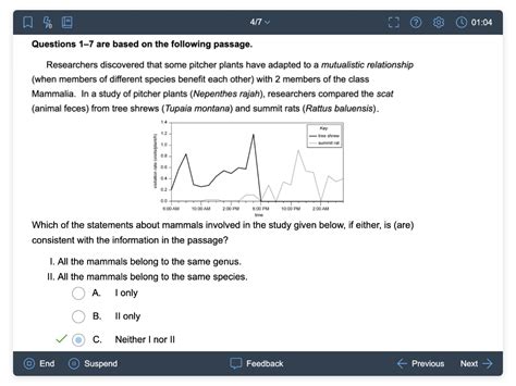 act® science practice tests and questions