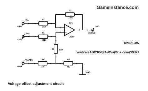 Gameinstance Com Voltage Offset Adjustment With Op Amps An Upgrade For The STM32 Digital