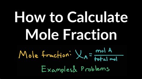 Mole Fraction