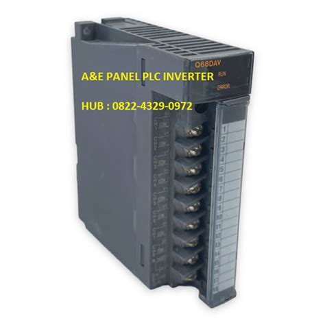 Jual PLC Mitsubishi Melsec Q DAV Analog Output Module Kota Surabaya A E Panel PLC Inverter