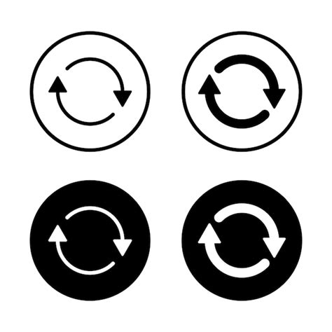 Premium Vector Vector Refresh Icon Set Reload Symbols