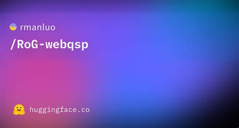 Rmanluo Rog Webqsp Datasets At Hugging Face