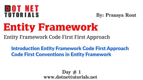Entity Framework Code First Approach Default Code First Conventions In Entity Framework YouTube