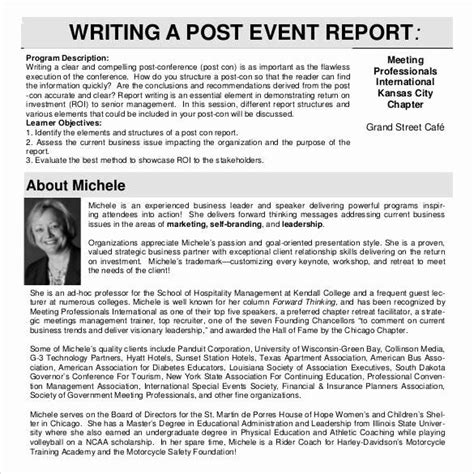Examples Of Report Writing On An Event Jesusjoysleon