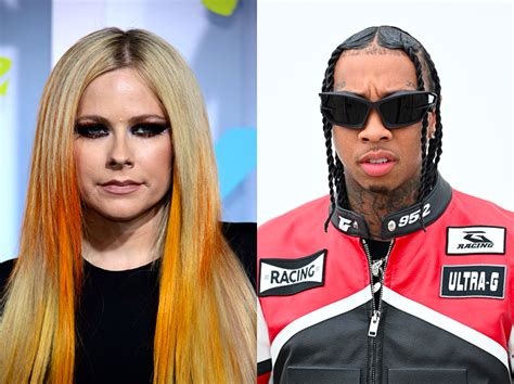 Avril Lavigne Tyga Split Ex Couple Spotted Hanging Out After Breakup Are They On Good Terms