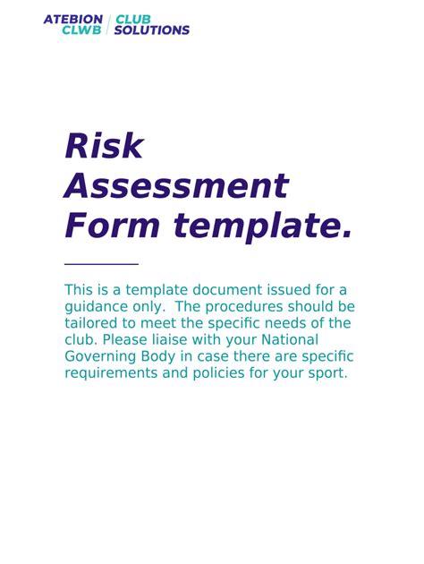 Printable Risk Analysis Template Excel S Doc Template PdfFiller