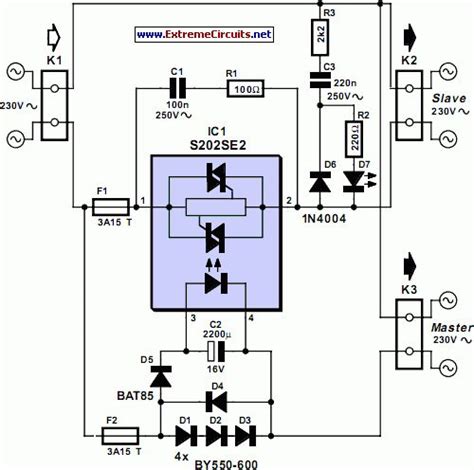 Master Slave Switch Eeweb Circuit Diagram Electrical Circuit Diagram Electronic Schematics