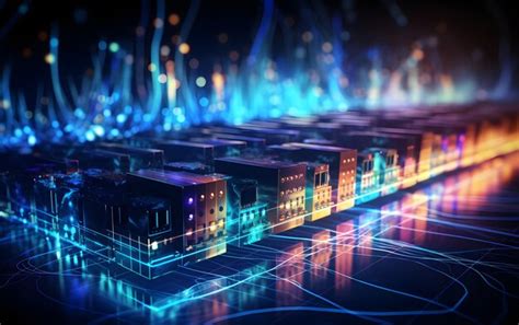 Premium Ai Image Internet Network Switch With Plugged Illustration
