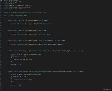 Lua ＞c ＞lua的性能优化 Unity反射生成所有ui接口unity 反射 类属性 动态生成ui Csdn博客