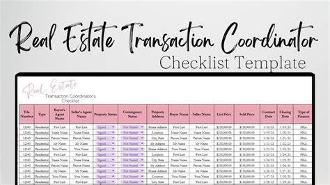 Real Estate Transaction Summary Template At Isabel Newell Blog
