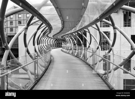 The Parametric Architecture Of St James Centre Pedestrian Bridge In