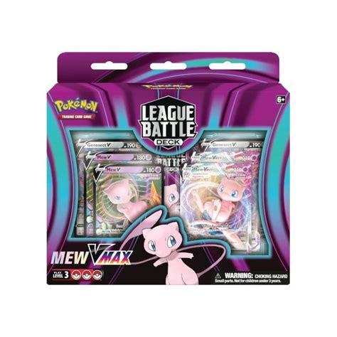 Pokemon Tcg Mew Vmax League Battle Deck Collectable Card Games From