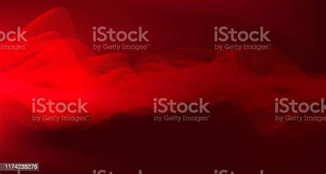 블랙 배경 기술 및 지진 파도 다이어그램 및 움직이는 심장 개념 음악 스튜디오 및 과학을위한 디자인 벡터 일러스트레이션에 대한 레드 디지털 사운드 웨이브 낮고 높은 리히터