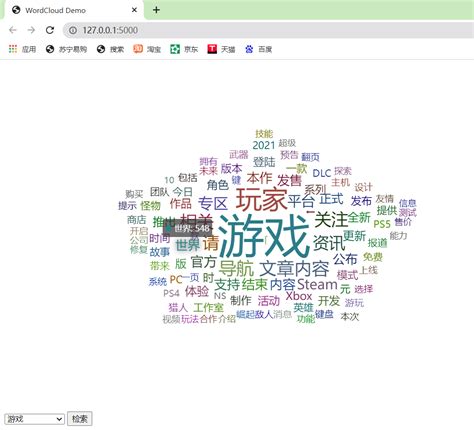 实现一个简单的echarts词云图pythonflask 靠谱杨 博客园