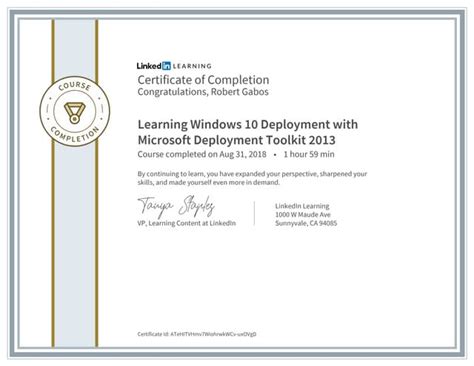 linkedin learning learning windows 10 deployment with microsoft