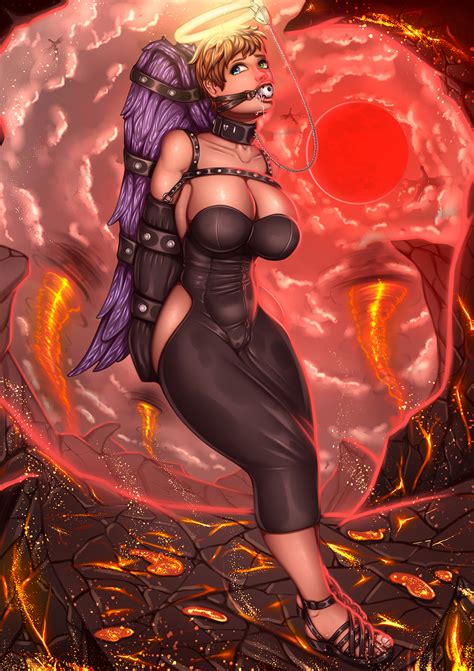 Commission Angel Trina Oc Exiled To The Demon Lands By Wildbattery