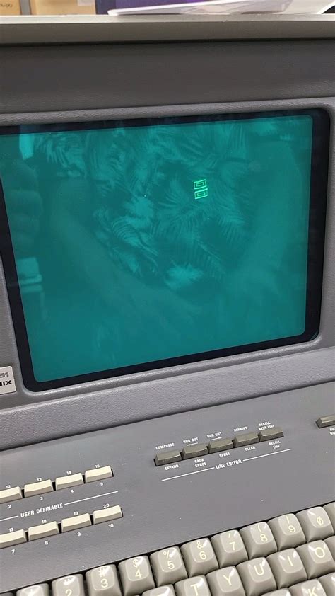 Rescued And Repaired A Tektronix 4051 First Graphical Basic Computer And Used In Battlestar