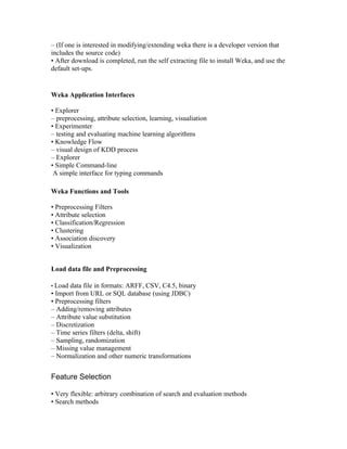 Data Mining Techniques Using Weka PDF