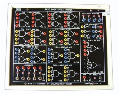Basic Logic Gate Trainer At Best Price In Hyderabad By Hi Q Test Equipment Private Limited Id