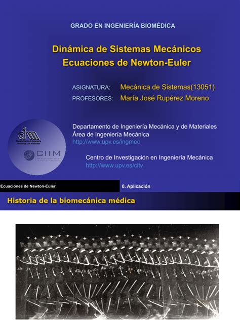 Ecuaciones De Newton Euler Pdf Fuerza Las Leyes Del Movimiento De Newton
