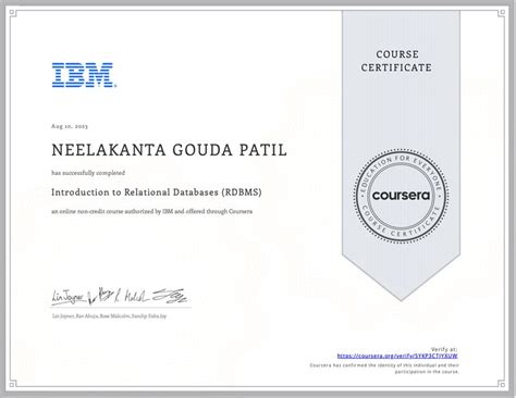 neelakanta gouda patil on linkedin rdbms database dataengineering ibmcertification