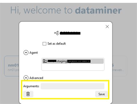 cube connection arguments use cases dataminer dojo